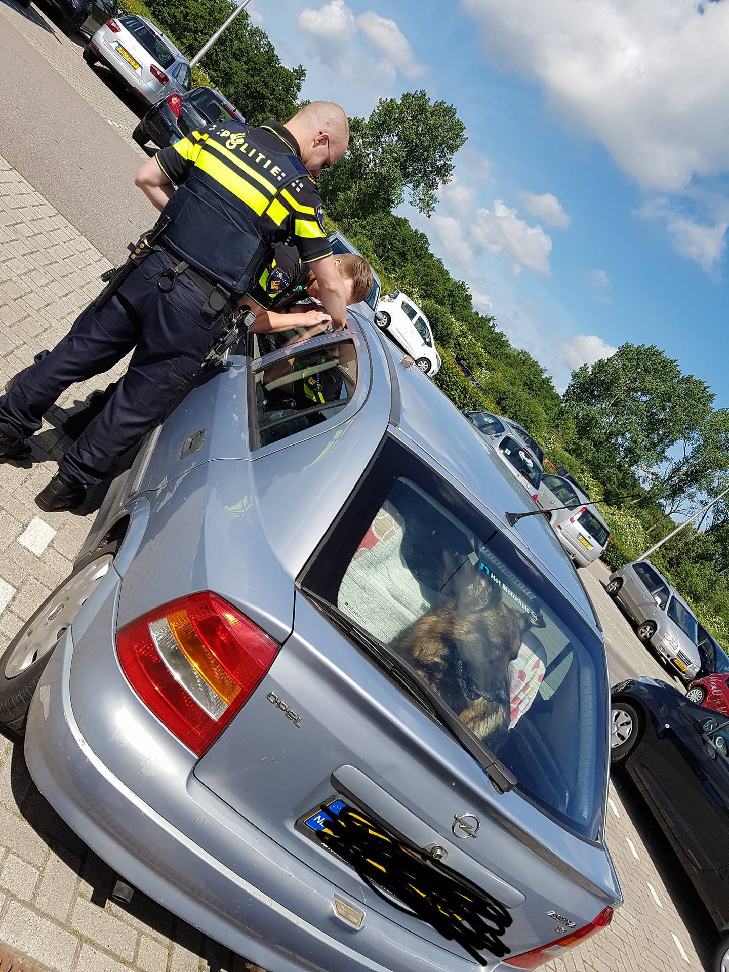 Update: Politie bevrijdt hond uit hete auto in Reeuwijk - Rebonieuws.nl Update: Politie bevrijdt hond uit hete auto in Reeuwijk - Rebonieuws.nl